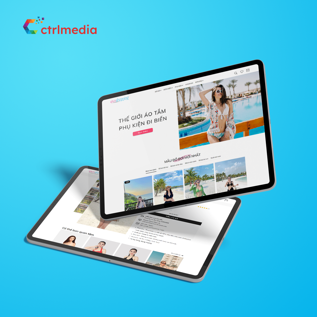 Dự án website Ctrl Media đã thực hiện